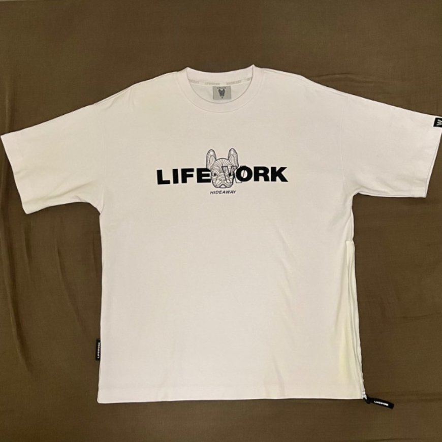HKTVmall EcoMart - LIFEWORK, Oversize T Shirt, Baggy Style, 韓國