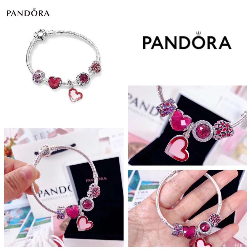 HKTVmall EcoMart - 預購 #PANDORA #粉色心形?#手鏈