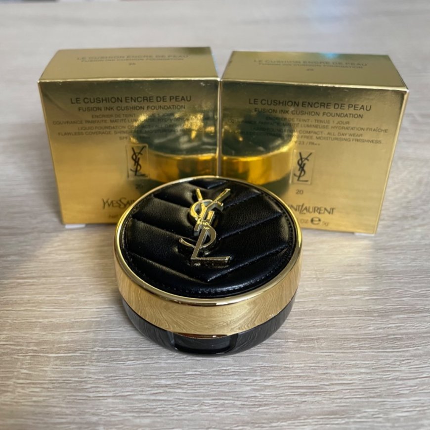 HKTVmall EcoMart - 法國 YSL奢華皮革氣墊 Mini 5g 完美霧光氣墊粉餅SPF50+/PA+++